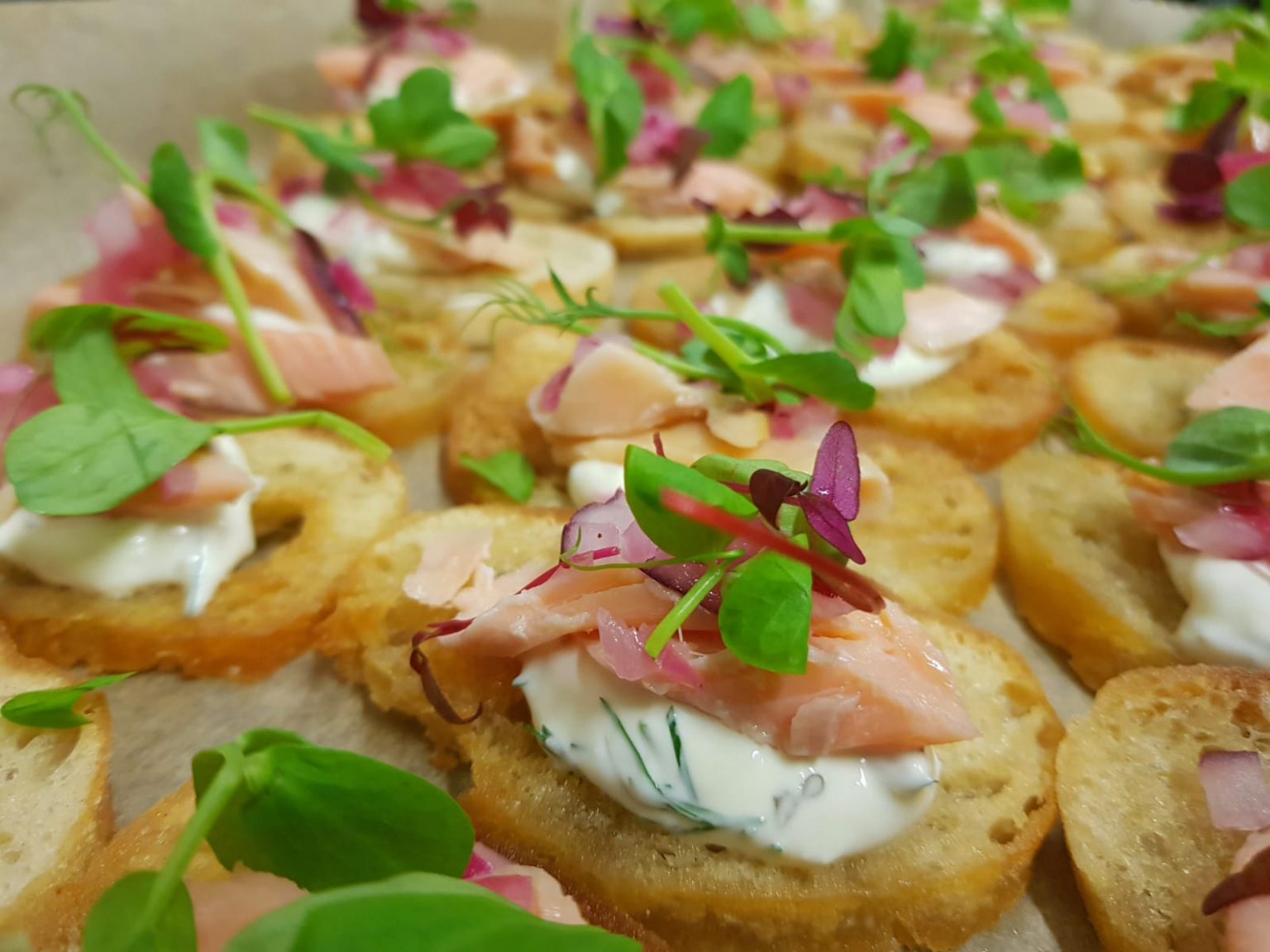 Canapés Menu : Relish Food